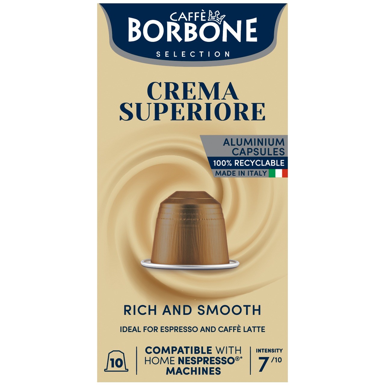 Caffè Borbone ⇒ capsules compatibles Nespresso® Crema Superiore