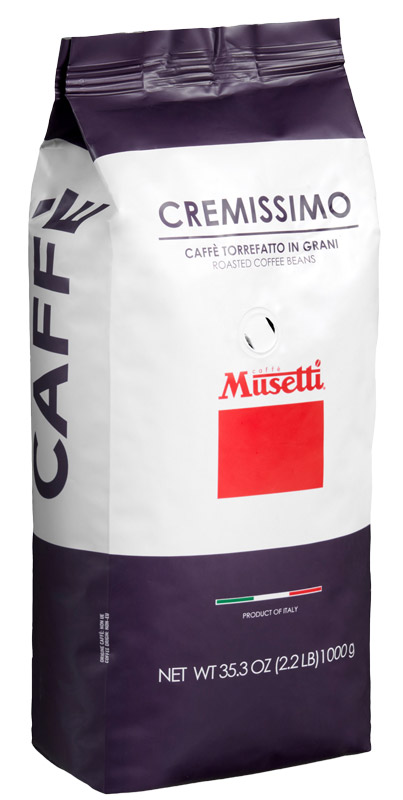 Musetti Espresso Cremissimo 1000g en grains