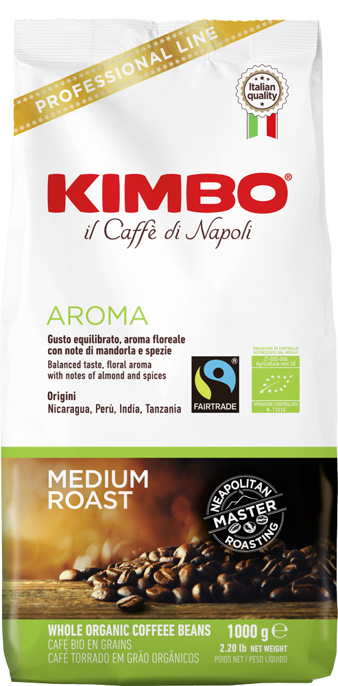 Café Kimbo BIO Organic| Idéal pour les machines à café