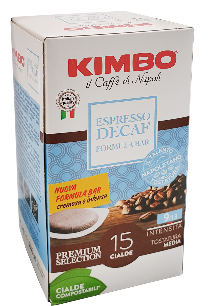 Kimbo Dosettes ESE ♥ Sans caféine