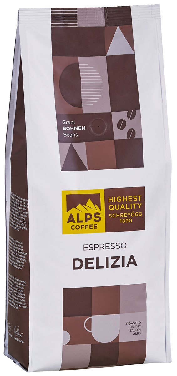 Alps Coffee DELIZIA - Café doux et délicat.